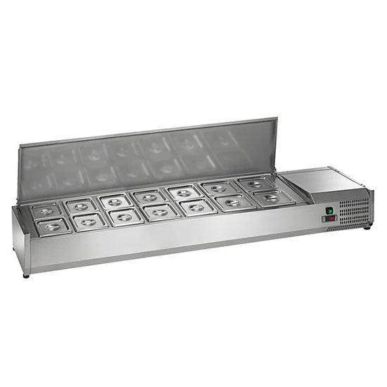 Arctic Air ACP63 14 Pan Refrigerated Countertop Prep Station – American ...